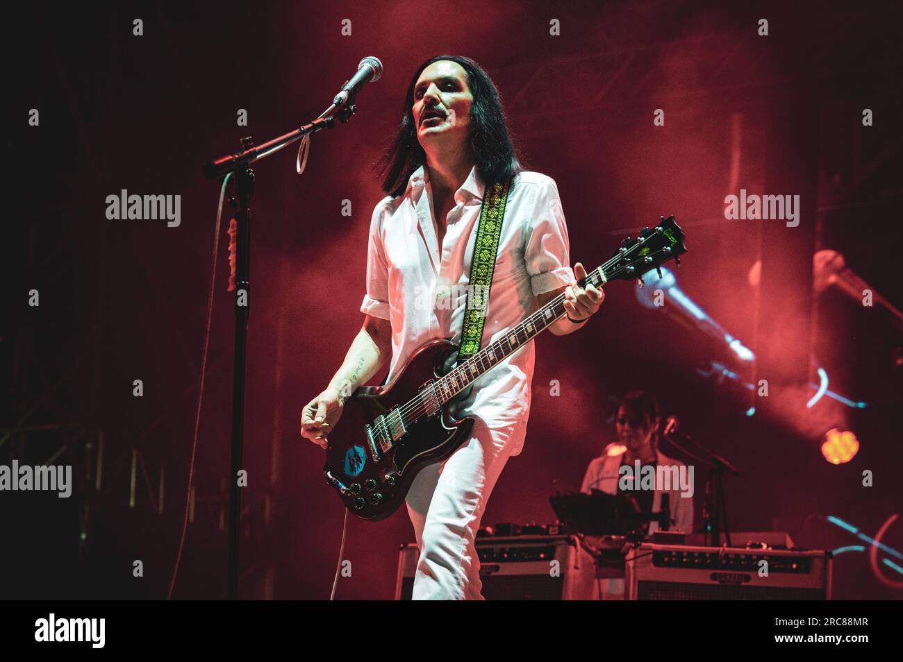 TORINO, STUPINIGI SONIC PARK FESTIVAL 2023, ITALIEN: Brian Molko ...