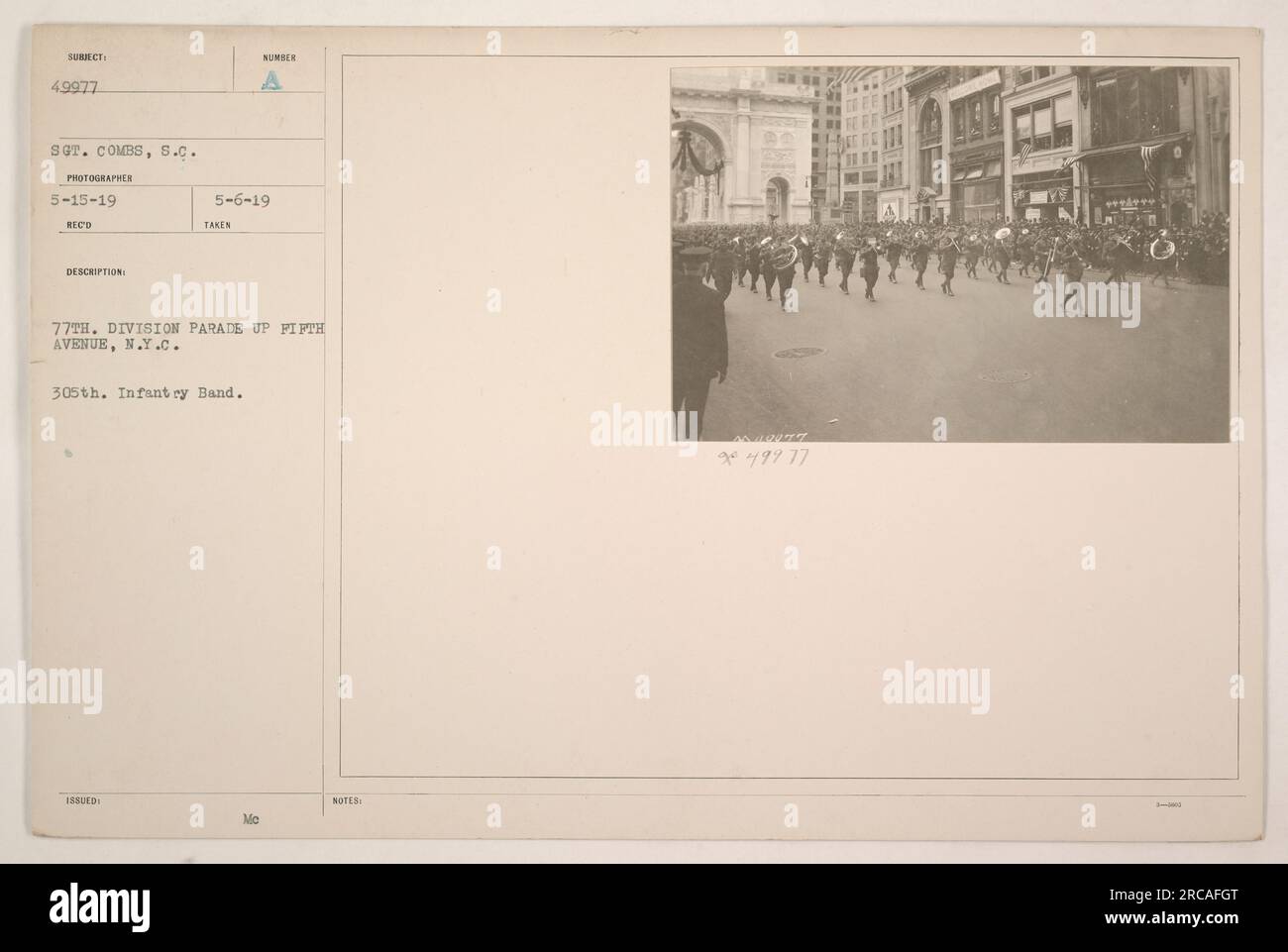Parade der 77 division auf der fifth avenue -Fotos und -Bildmaterial in ...