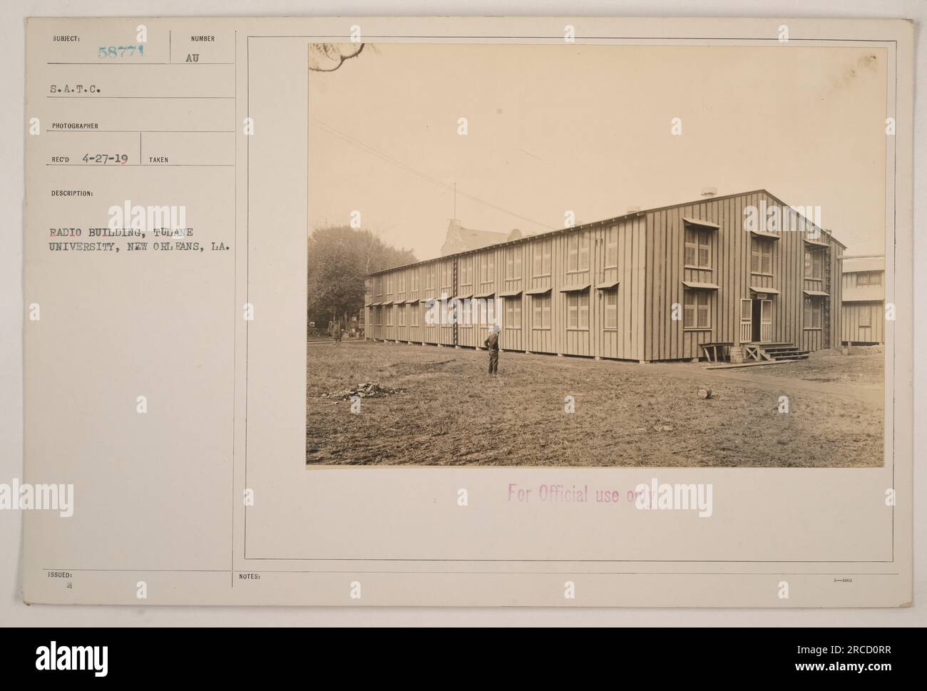 Fotograf rec 1919 -Fotos und -Bildmaterial in hoher Auflösung – Alamy