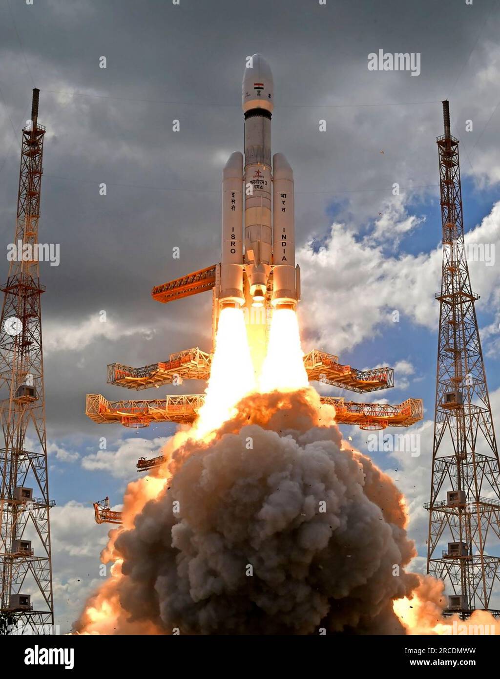 In this photo released by the Indian Space Research Organisation (ISRO ...