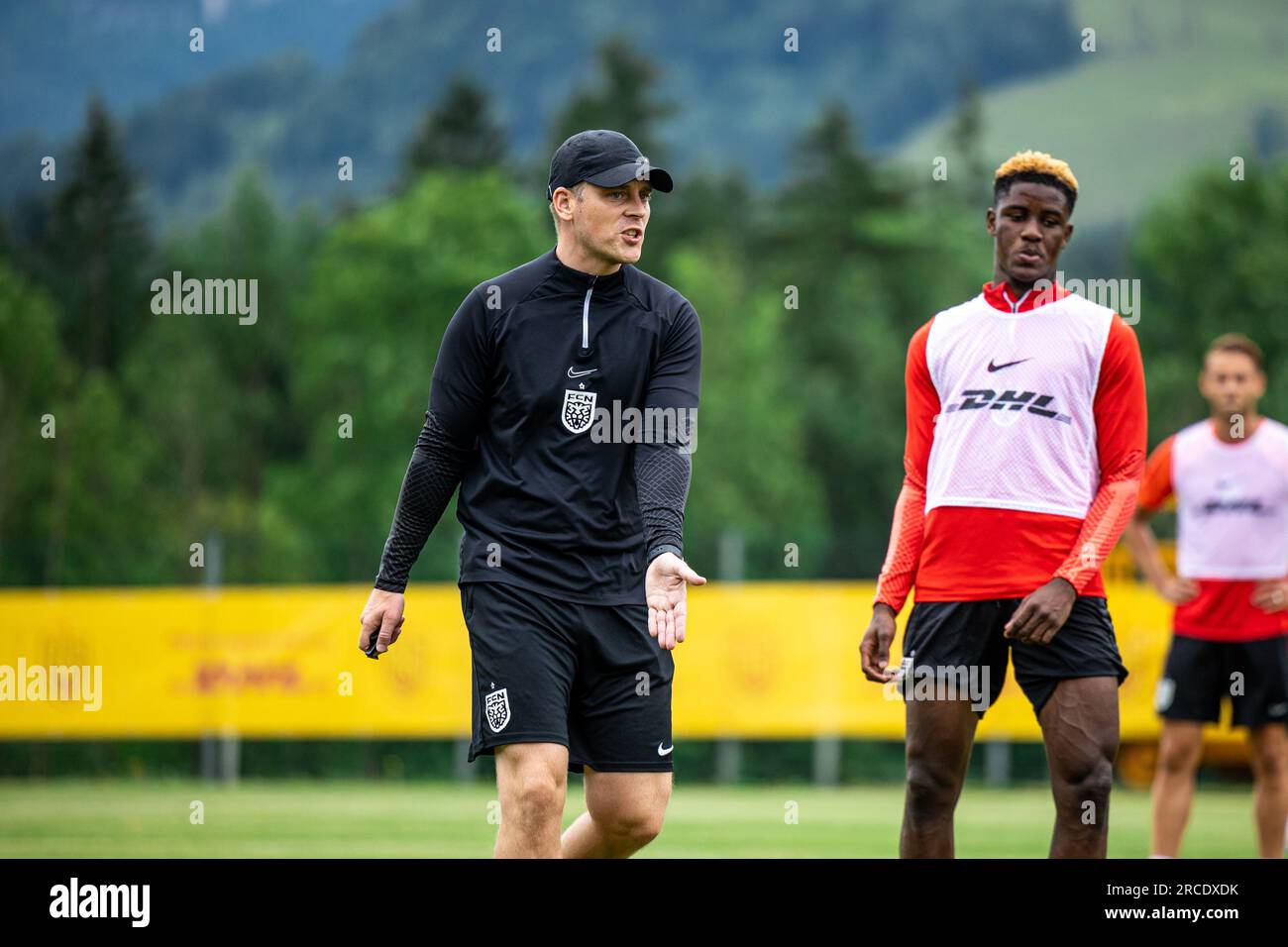 Kössen, Österreich. 12., Juli 2023. Cheftrainer Johannes Hoff Thorup ...
