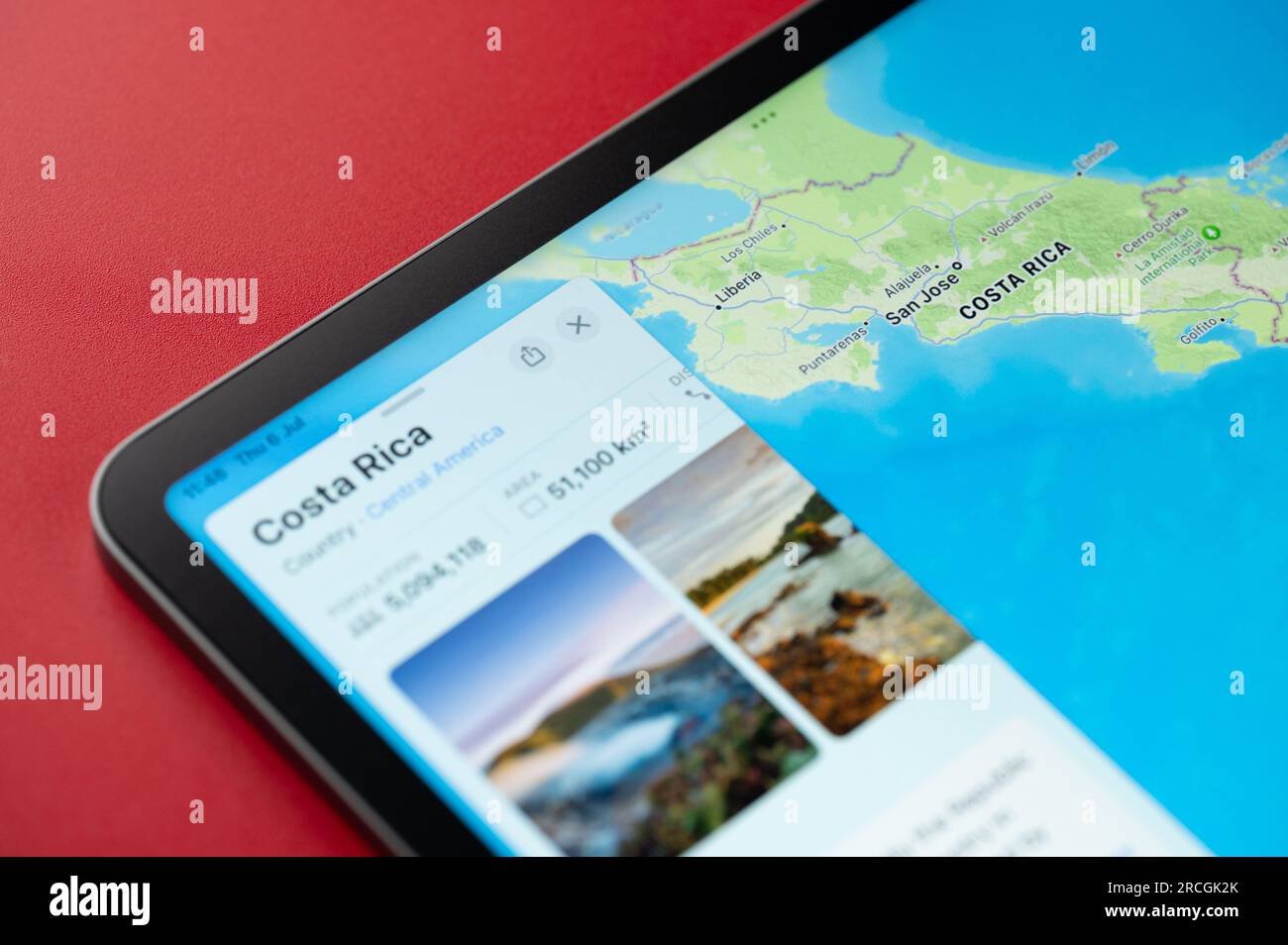 Mapa de costa rica -Fotos und -Bildmaterial in hoher Auflösung – Alamy