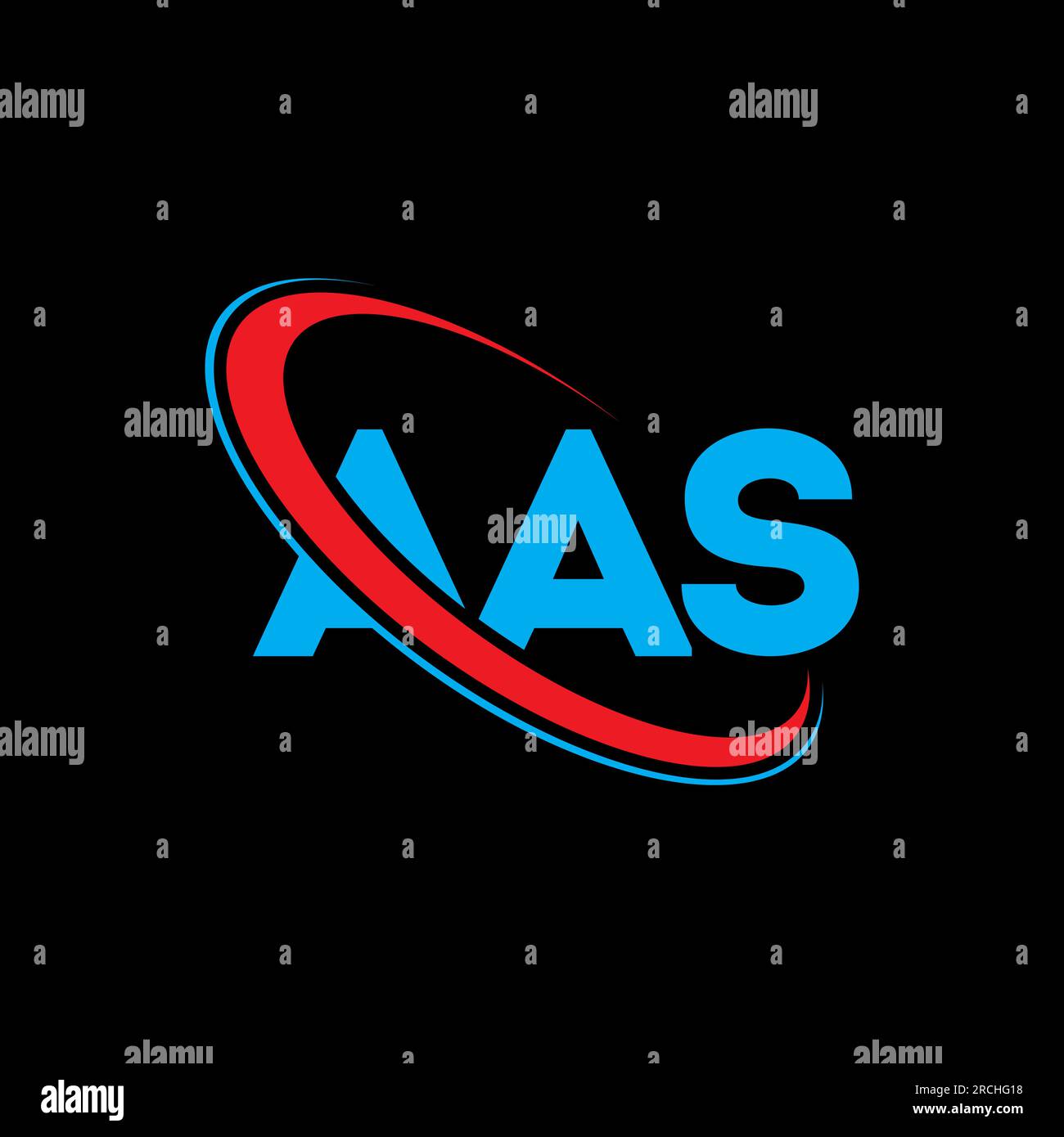 AAS-Logo. AAS-Brief. Logo mit AAS-Buchstaben. Intials AAS-Logo ...