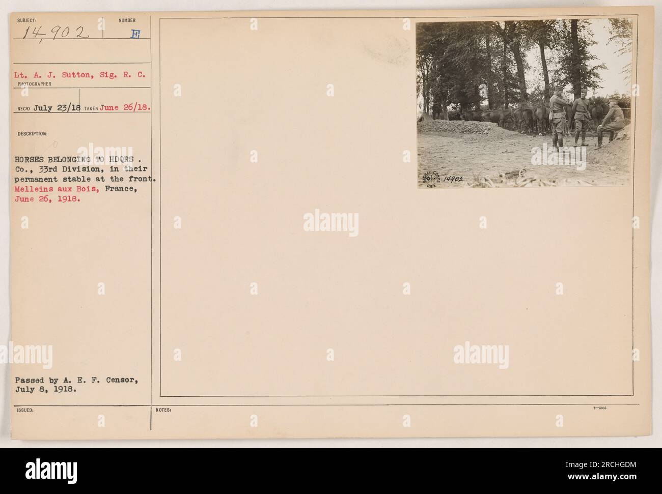 Hauptquartier der 33 division -Fotos und -Bildmaterial in hoher ...