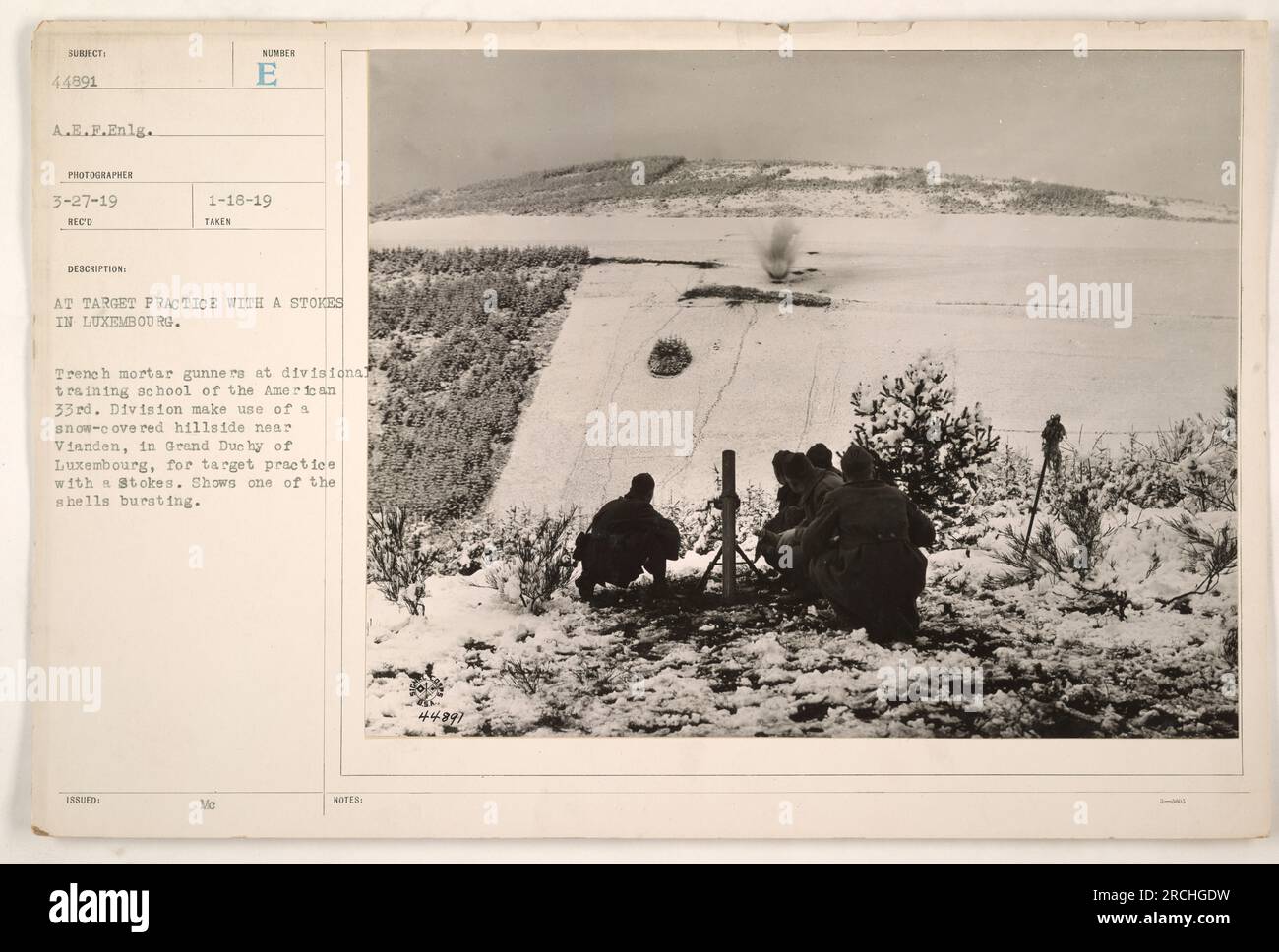 Ausbildung der 33 division -Fotos und -Bildmaterial in hoher Auflösung ...