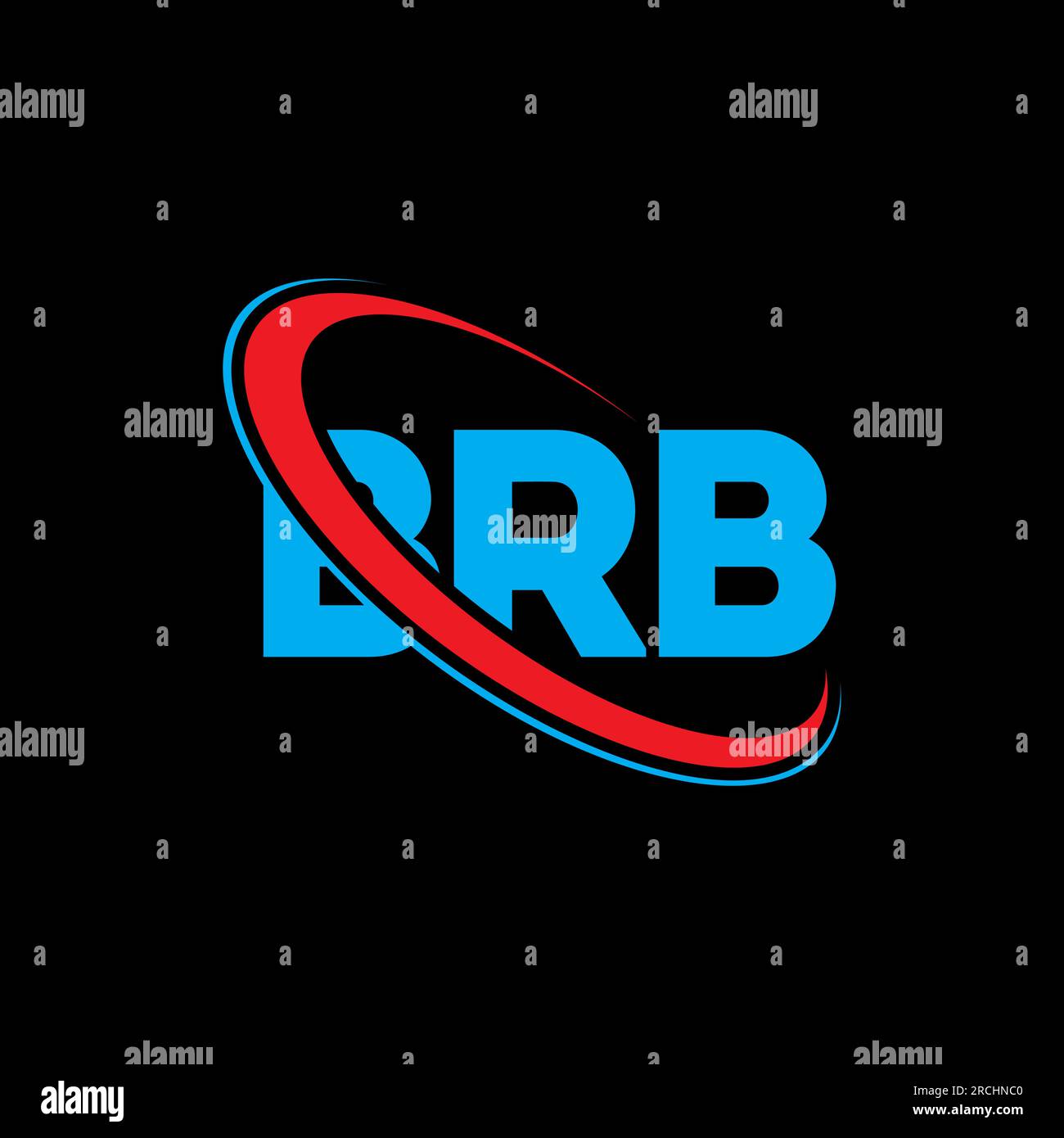 BRB-Logo. BRB-Brief. Logo mit BRB-Buchstaben. Initialen BRB-Logo ...