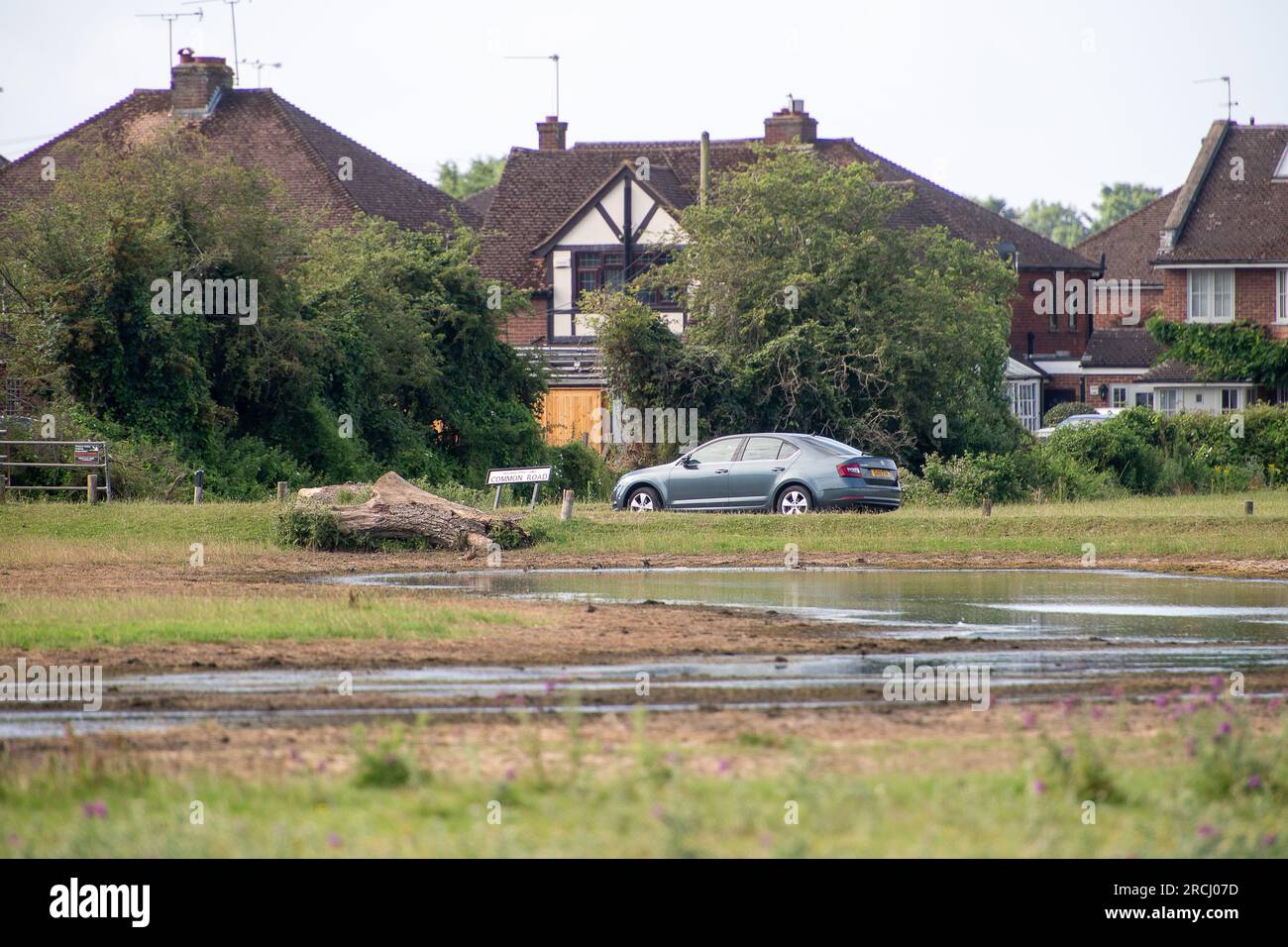 Dorney, Buckinghamshire, Großbritannien. 2. Juli 2023. Flutwasser ...