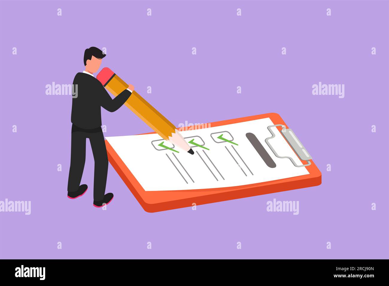 Questionnaire cartoon -Fotos und -Bildmaterial in hoher Auflösung – Alamy