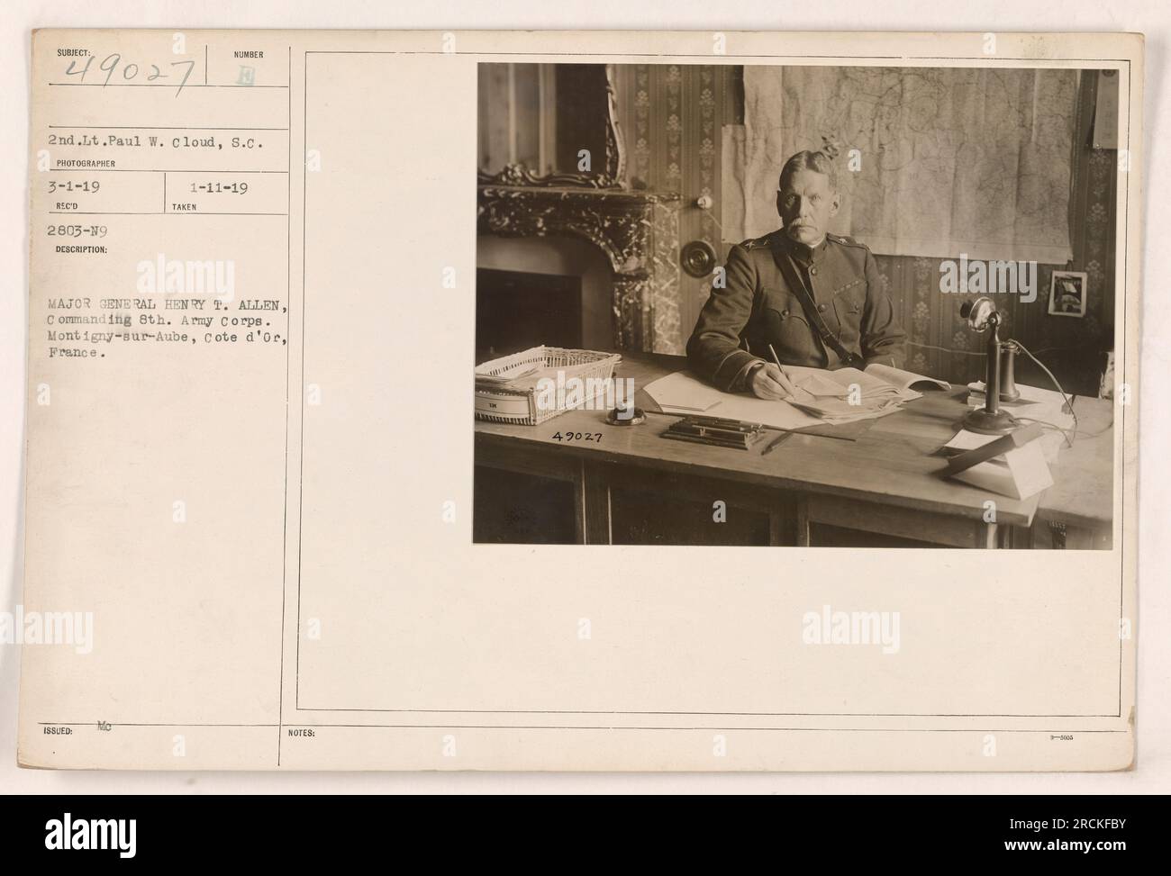 General henry t allen -Fotos und -Bildmaterial in hoher Auflösung – Alamy