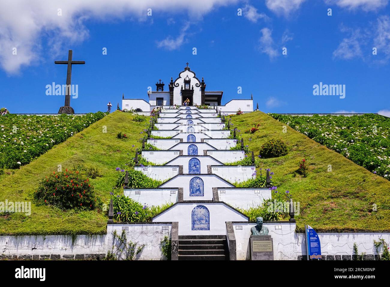 Die Eremitage von Nossa Senhora da Paz oder die Kapelle „Maria des Friedens“, die auf einem ...