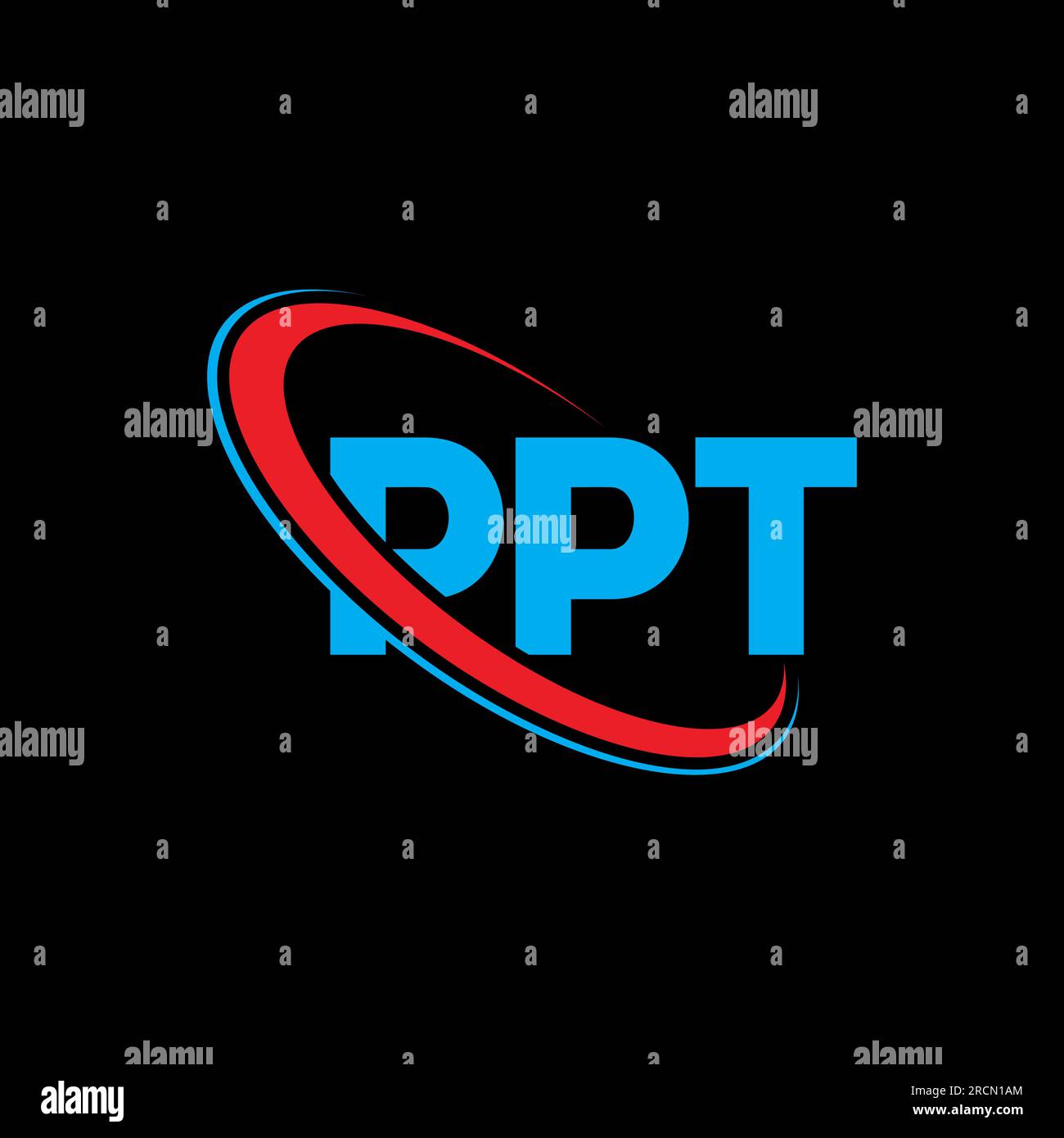 PPT-Logo. PPT-Buchstabe. Logo mit PPT-Buchstaben. Initialen PPT-Logo ...
