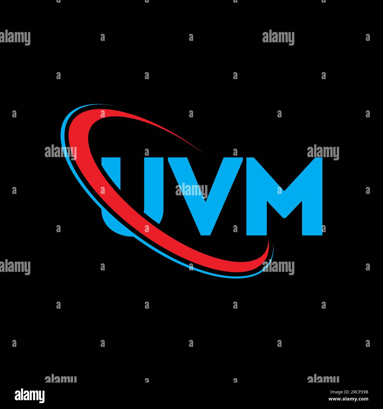 UVM-Logo. UVM-Brief. Logo mit UVM-Buchstaben. Initialen UVM-Logo ...