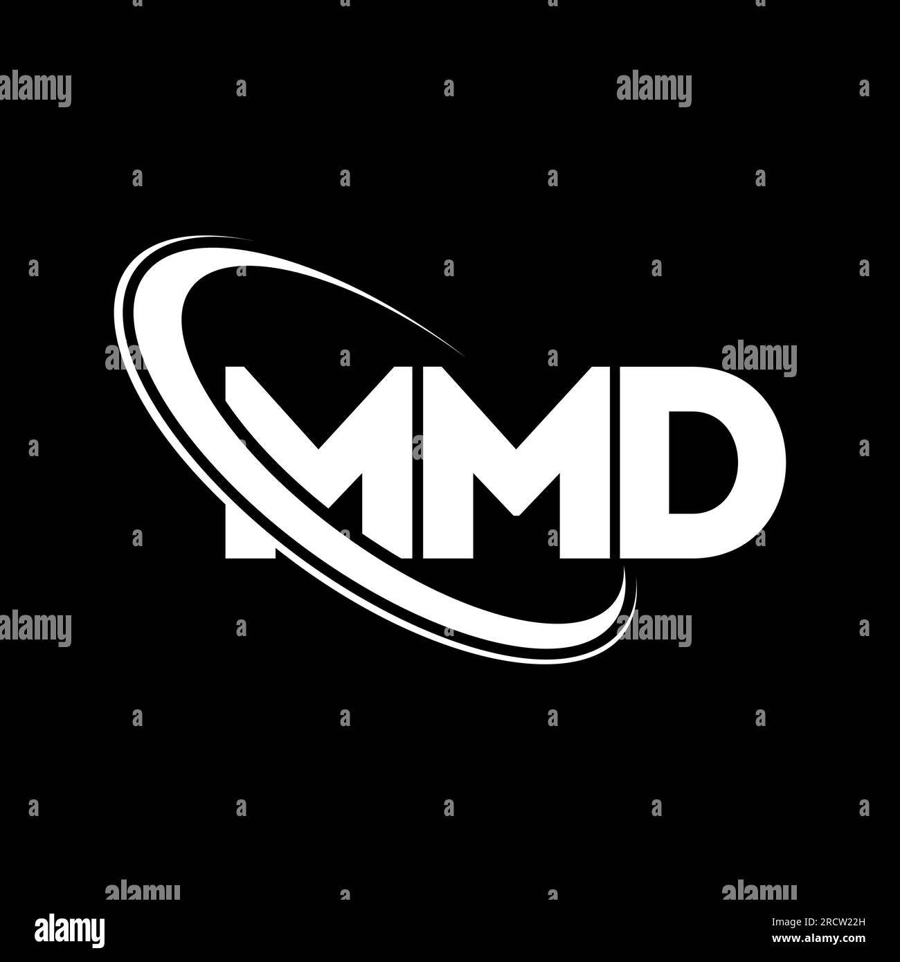 MMD-Logo. MMD-Brief. Logo mit MMD-Buchstaben. Initialen MMD-Logo ...