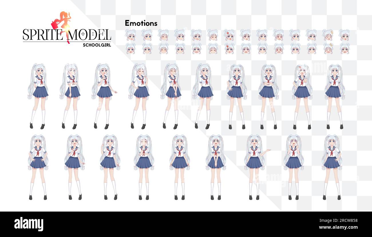 Japanese school uniform Stock-Vektorgrafiken kaufen - Seite 2 - Alamy