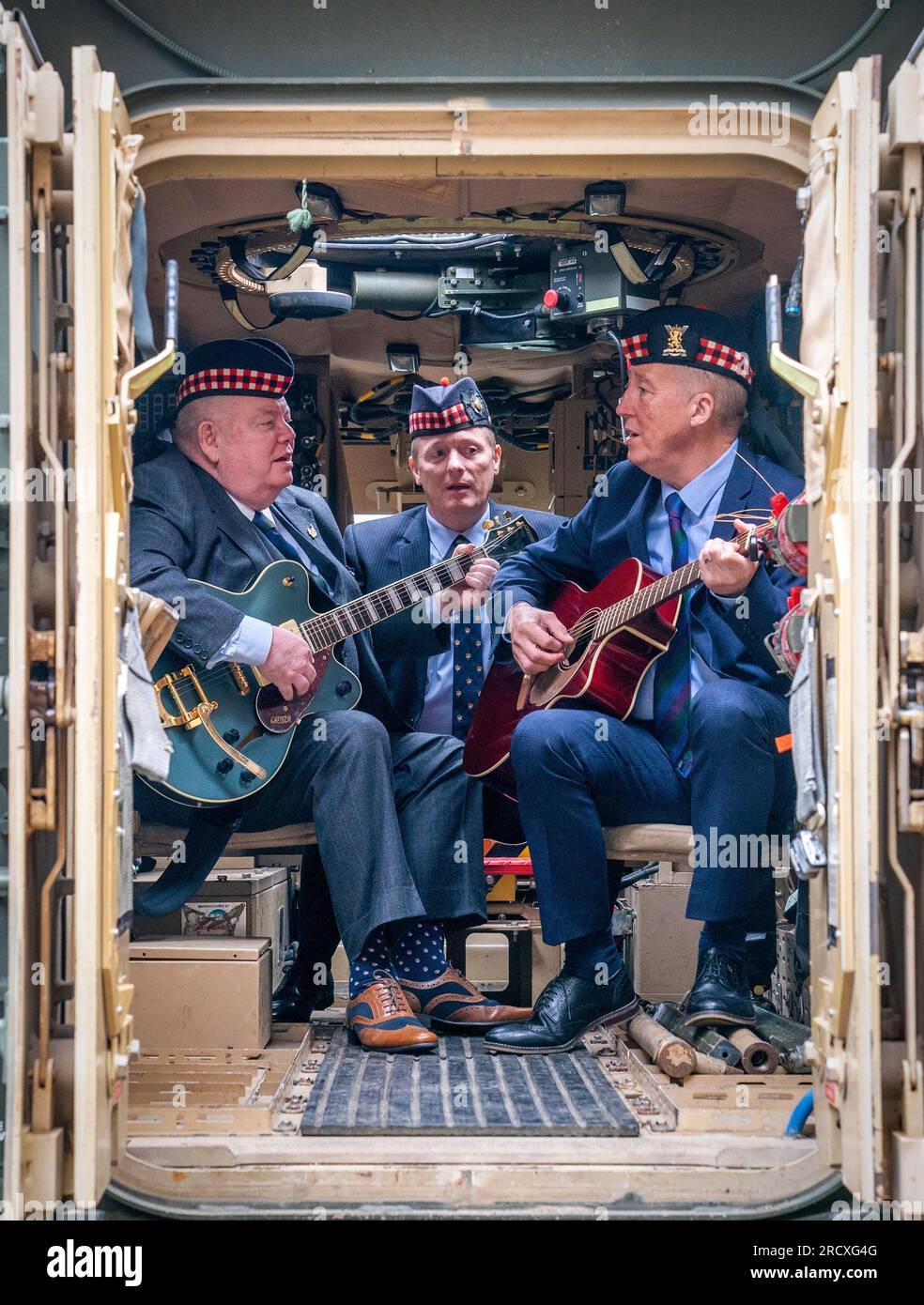 Die Veteranen (links-rechts) Peter McKinlay, Alex Shannon und Danny ...
