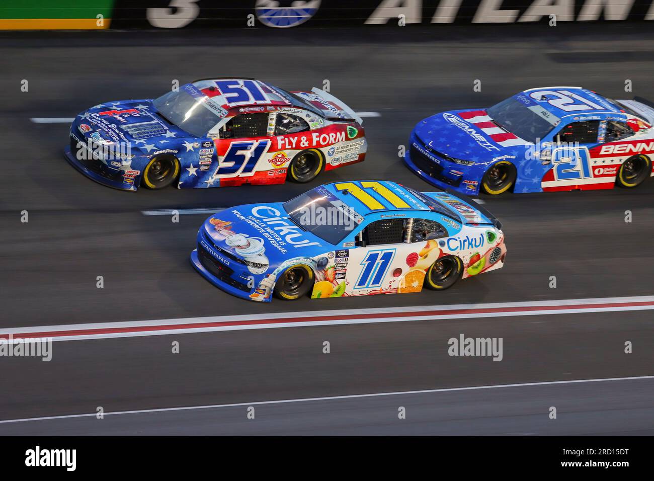 ATLANTA, GA - JULY 08: Daniel Hemric (#11 Kaulig Racing Cirkul ...