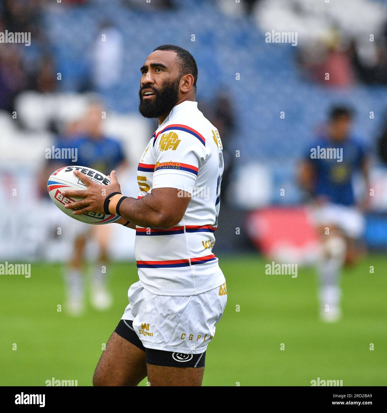 Huddersfield, England - 14. Juli 2023 - Wakefield Trinity's Samisoni ...