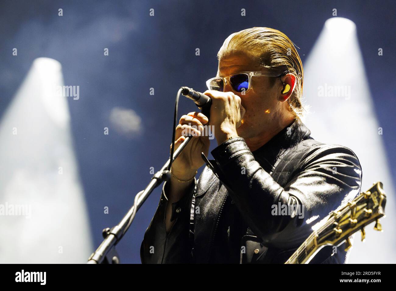 Paul Banks lead singer from U.S. group rock Interpol performs on the ...