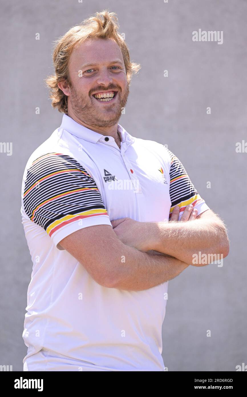 Gent, Belgien. 18. Juli 2023. COIB - BOIC Benjamin Wery posiert für den ...