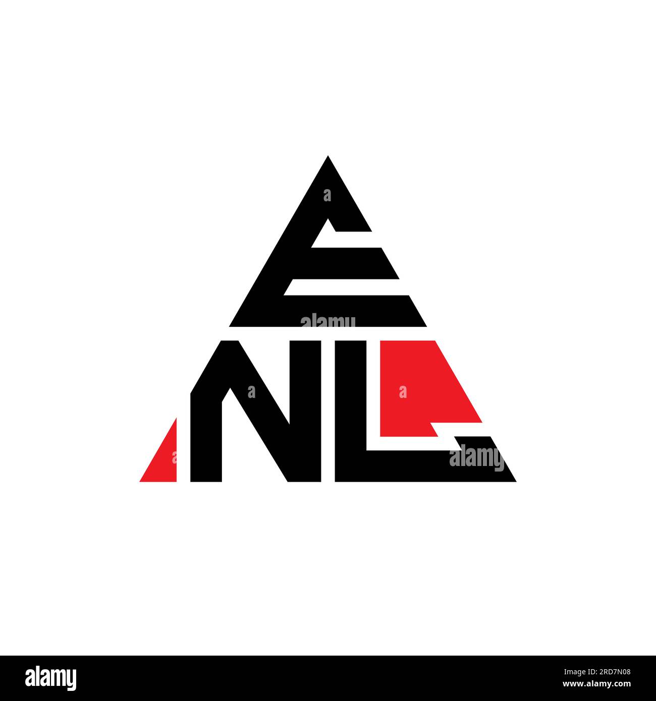Logo mit ENL-Dreiecksbuchstaben in Dreiecksform. ENL Dreieck Logo ...