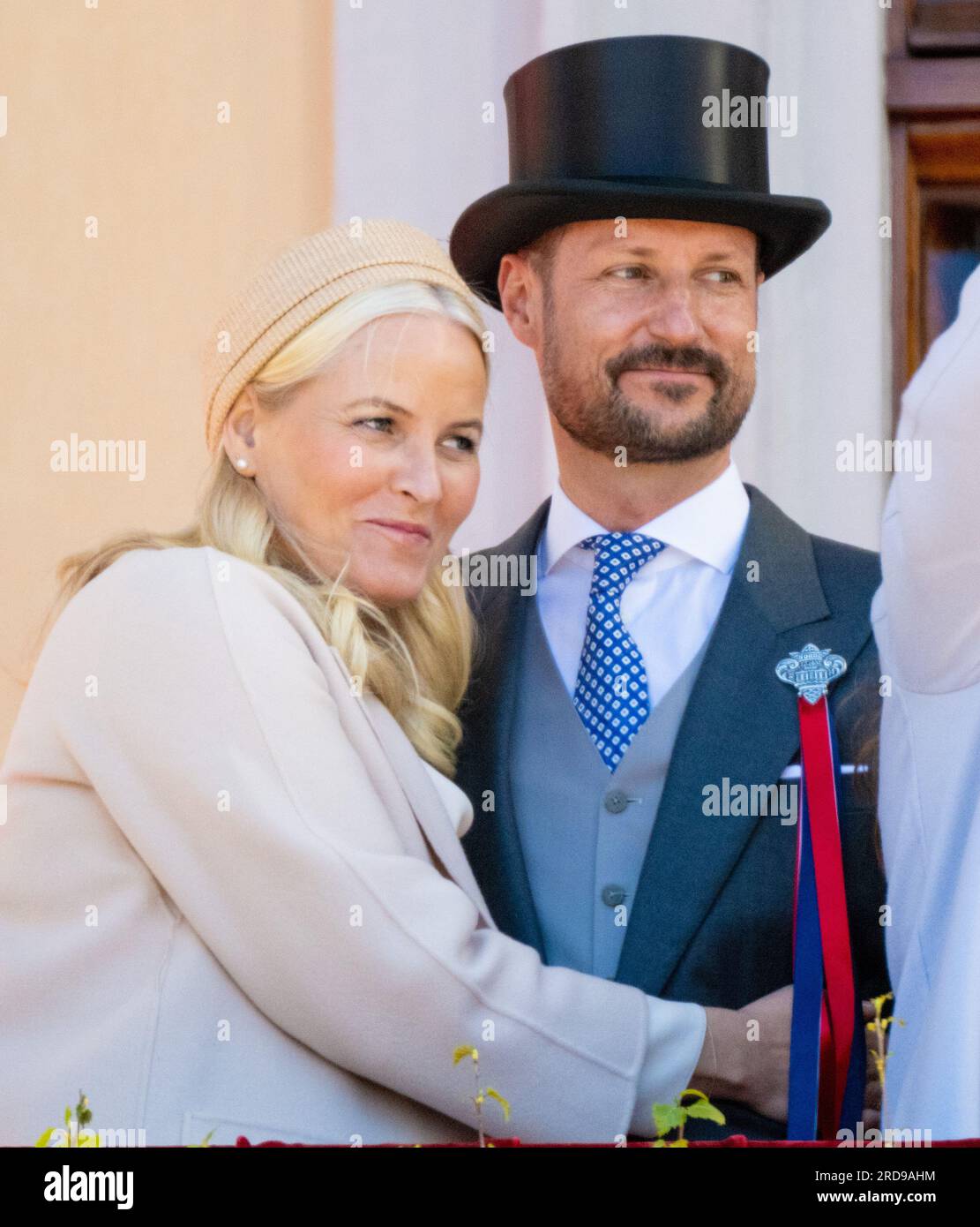 Oslo, Norwegen. 17. Mai 2022. Kronprinz Haakon von Norwegen feiert ...