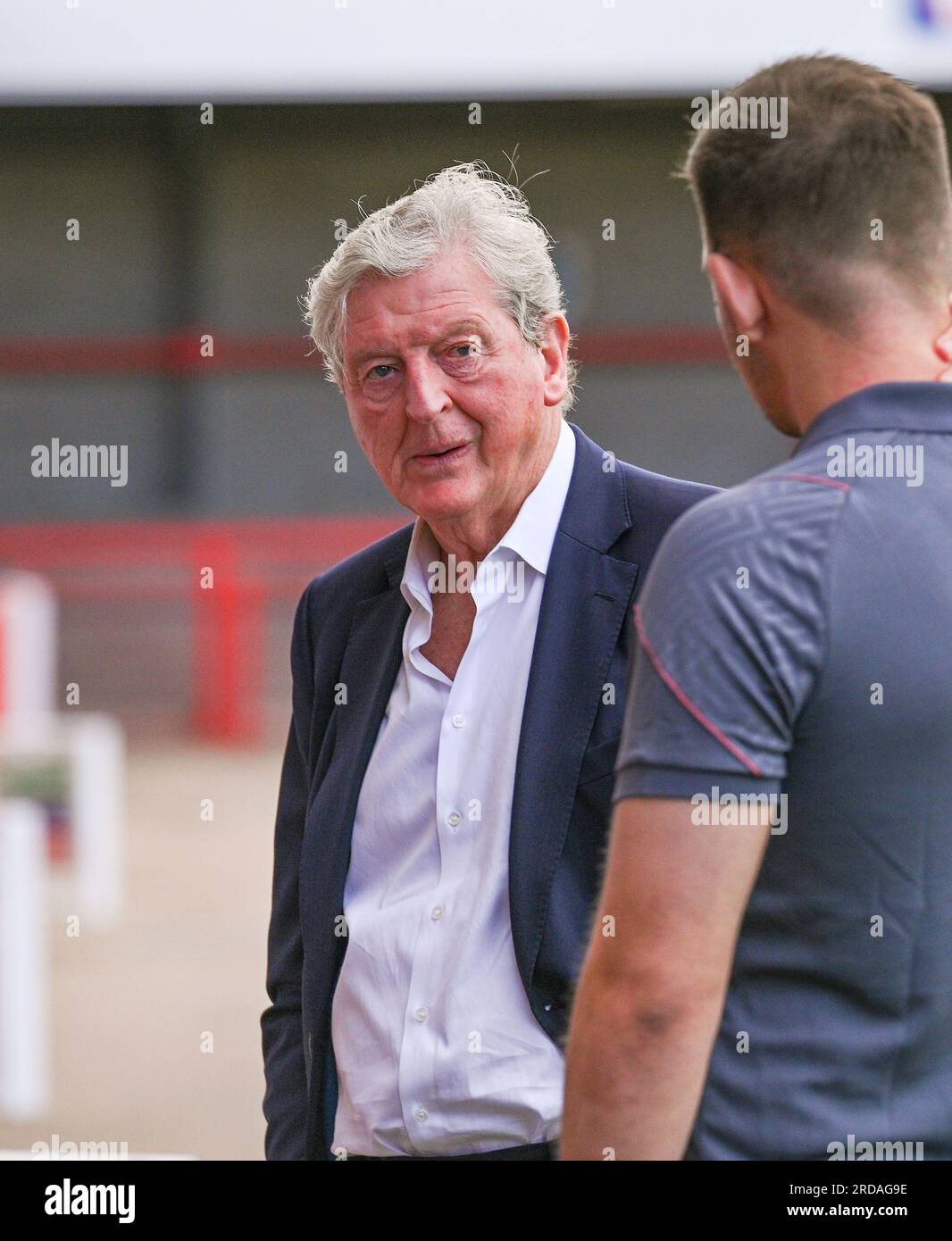 Crystal Palace Manager Roy Hodgson vor dem Vorsaison Freundschaftsspiel ...