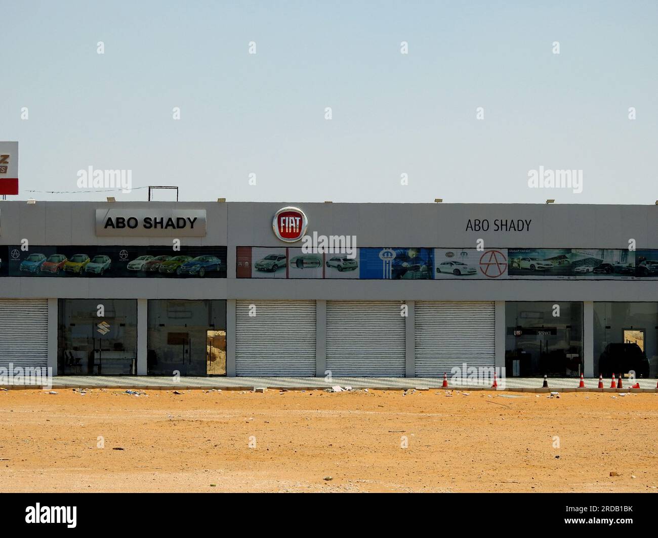 Kairo, Ägypten, Juni 30 2023: Abo Shady Services Center für Fiat und ...
