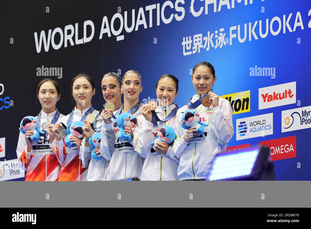 Liuyi WANG and Qianyi WANG of China, silver, Anna-Maria ALEXANDRI and ...