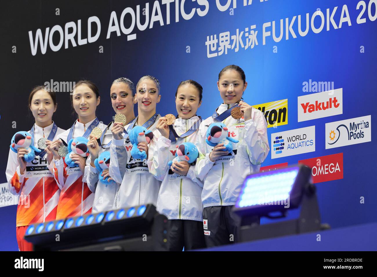 Liuyi WANG and Qianyi WANG of China, silver, Anna-Maria ALEXANDRI and ...