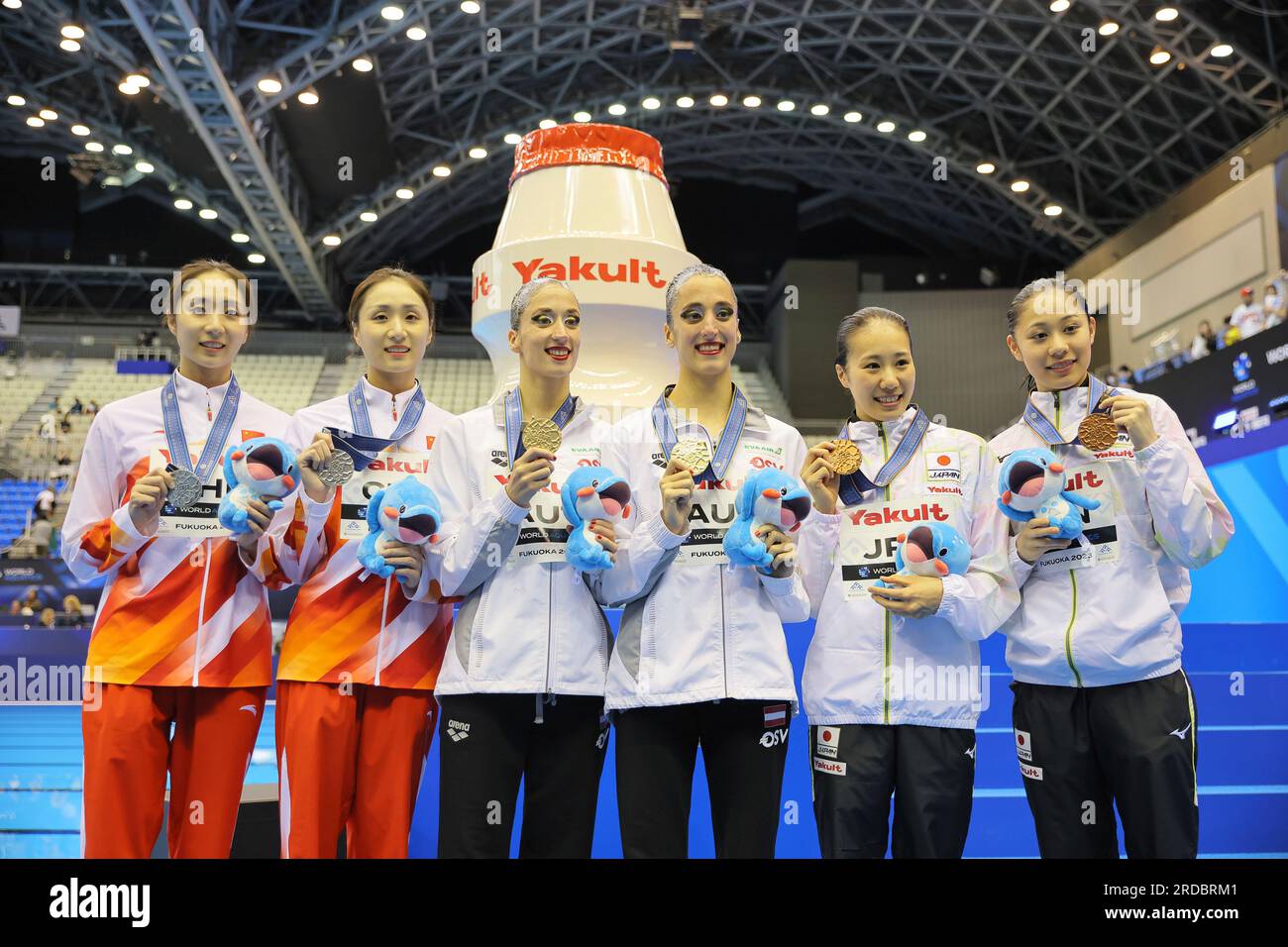 Liuyi WANG and Qianyi WANG of China, silver, Anna-Maria ALEXANDRI and ...