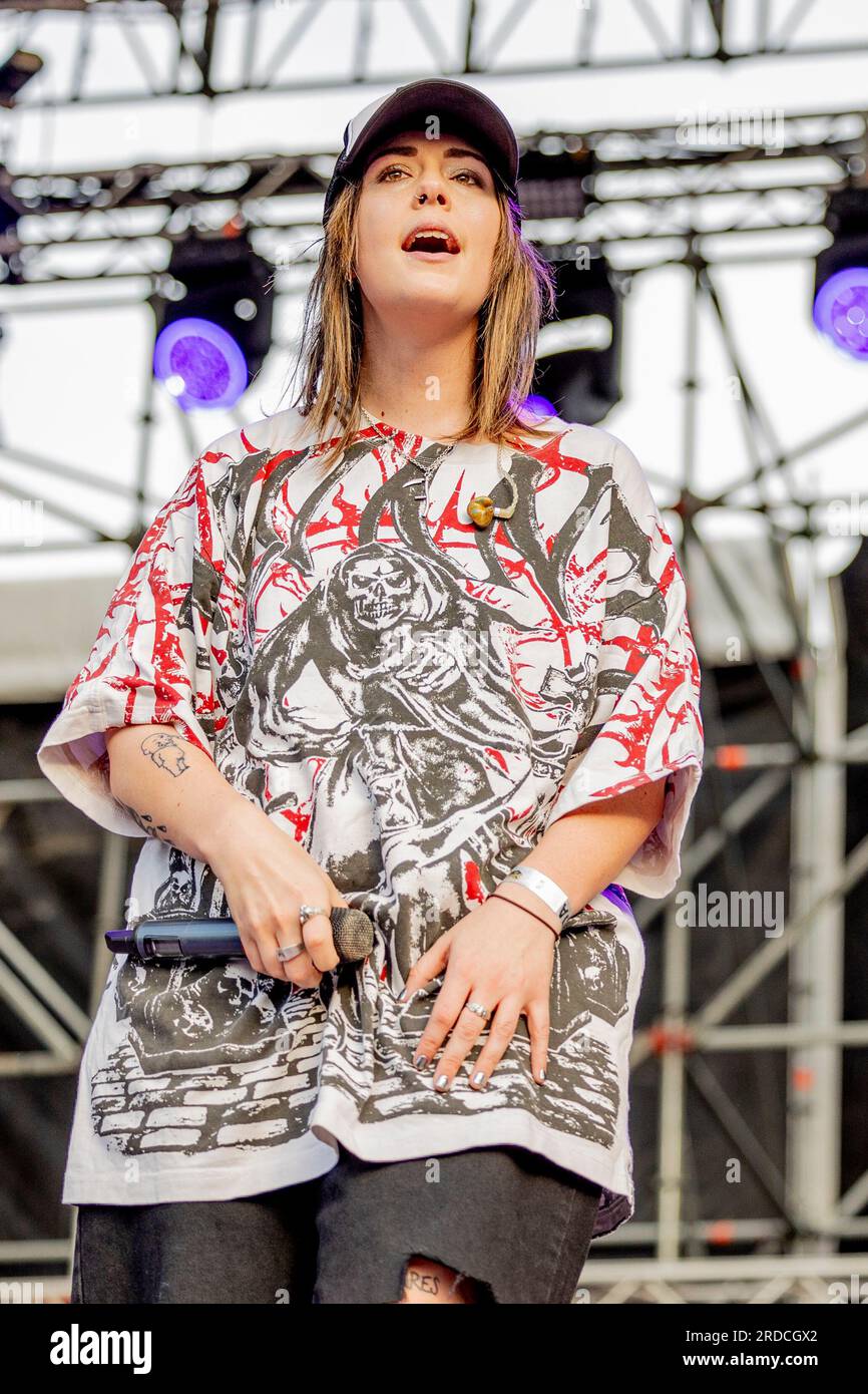 Italien 01 Juni 2023 Stand Atlantic Live beim Slam Dunk Italy Festival ...