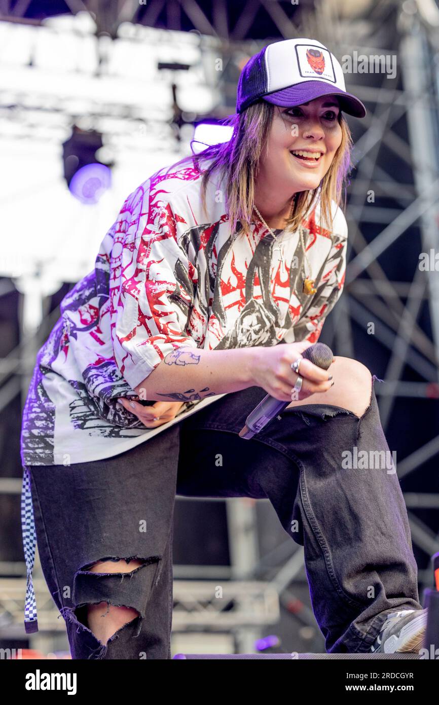 Italien 01 Juni 2023 Stand Atlantic Live beim Slam Dunk Italy Festival ...