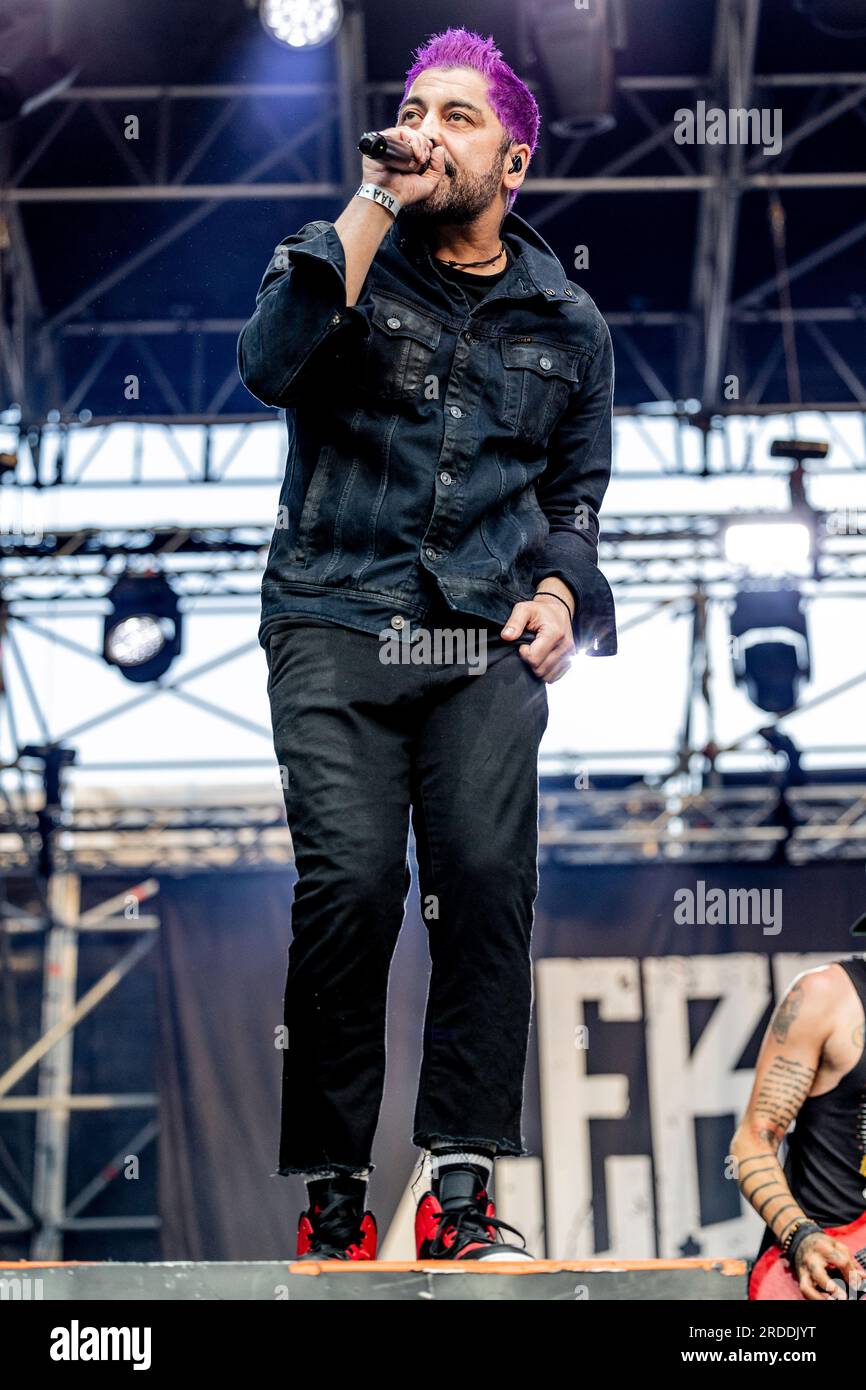 Italien 01 Juni 2023 Zebrahead Live beim Slam Dunk Italy Festival ...