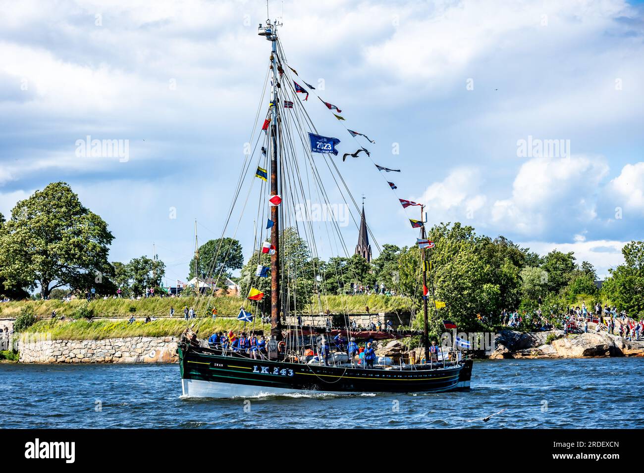 Fredrikstad, Norwegen. 18., Juli 2023. Die überwältigende ...