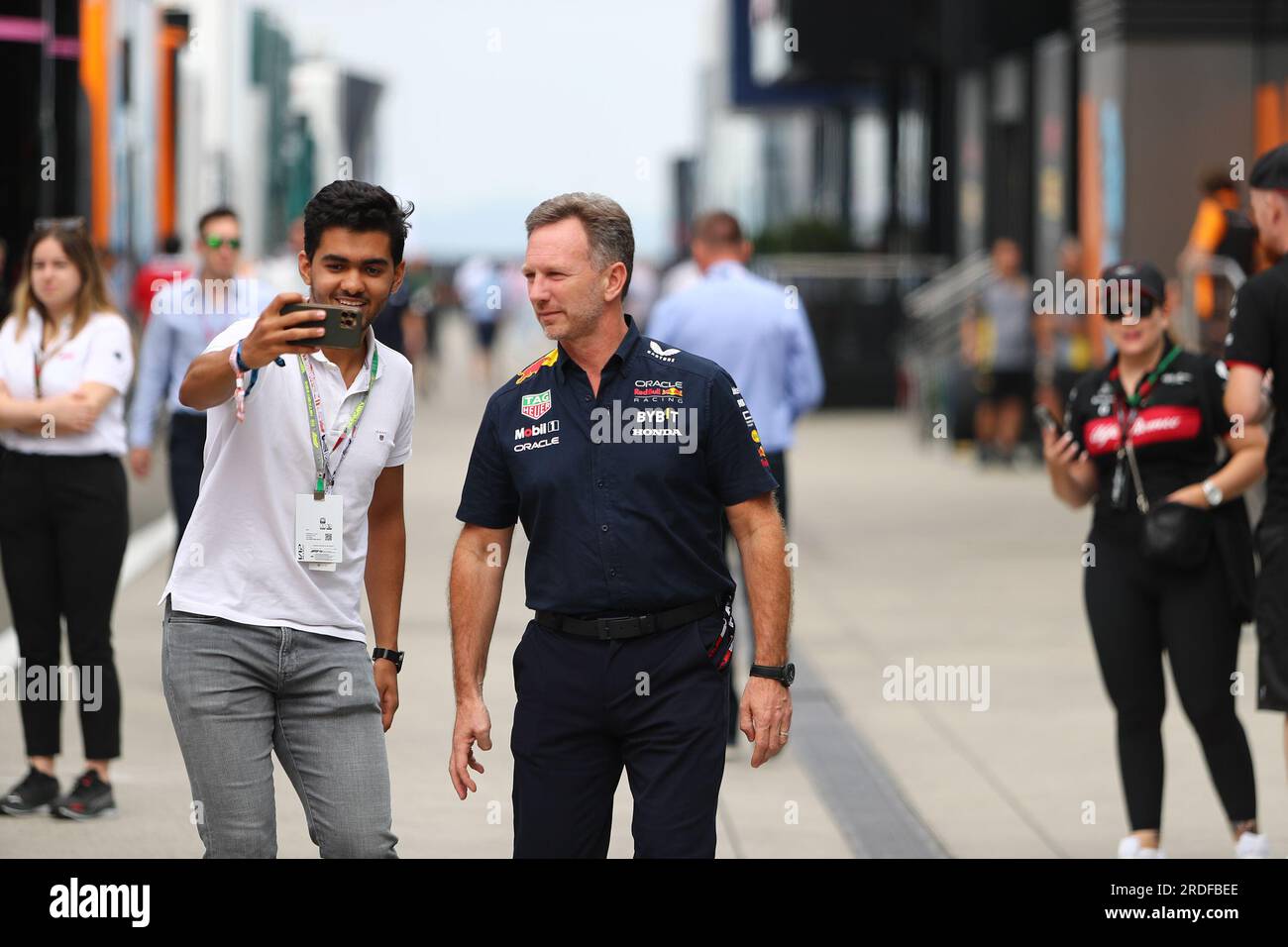 Christian Horner (GBR) - RedBull Racing Team Principal auf Paddock ...