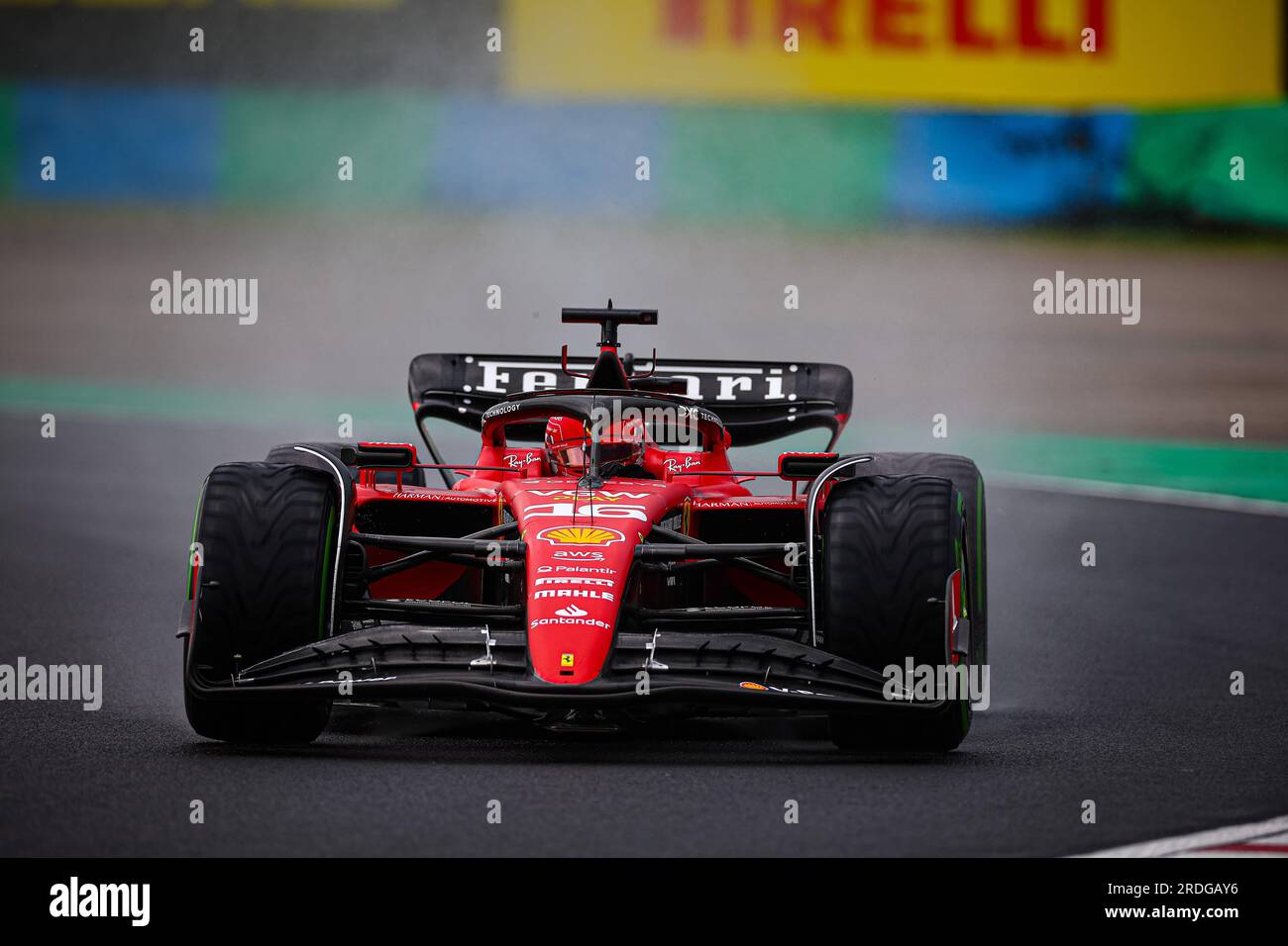 Nr. 16 Charles Leclerc, (MON) Scuderia Ferrari während des ungarischen ...