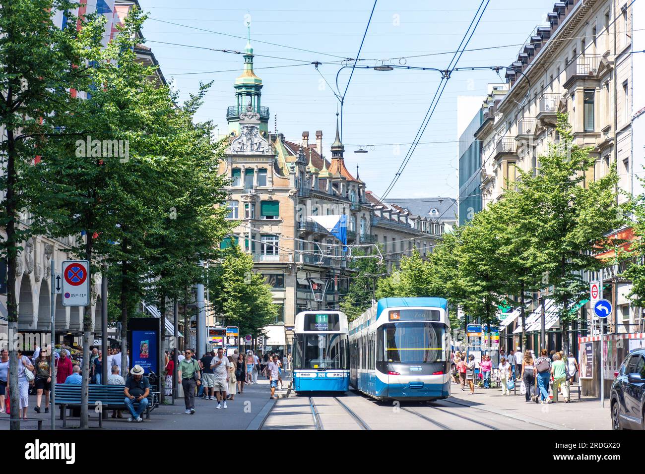 Bahnhofstrasse zurich -Fotos und -Bildmaterial in hoher Auflösung – Alamy