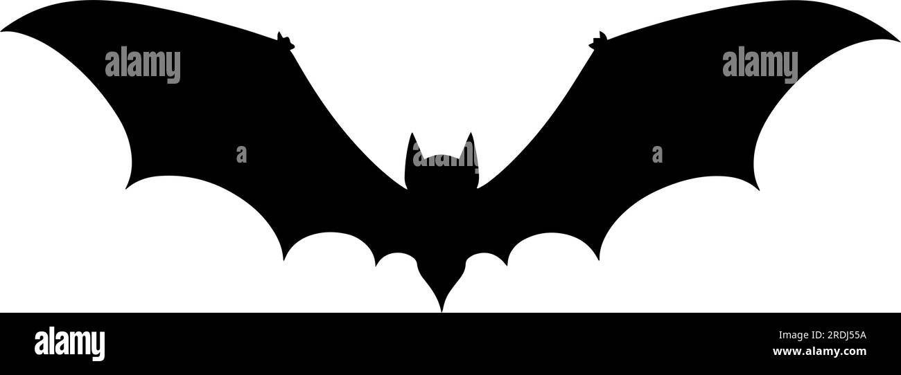 Fledermaus silhouette Stock-Vektorgrafiken kaufen - Alamy