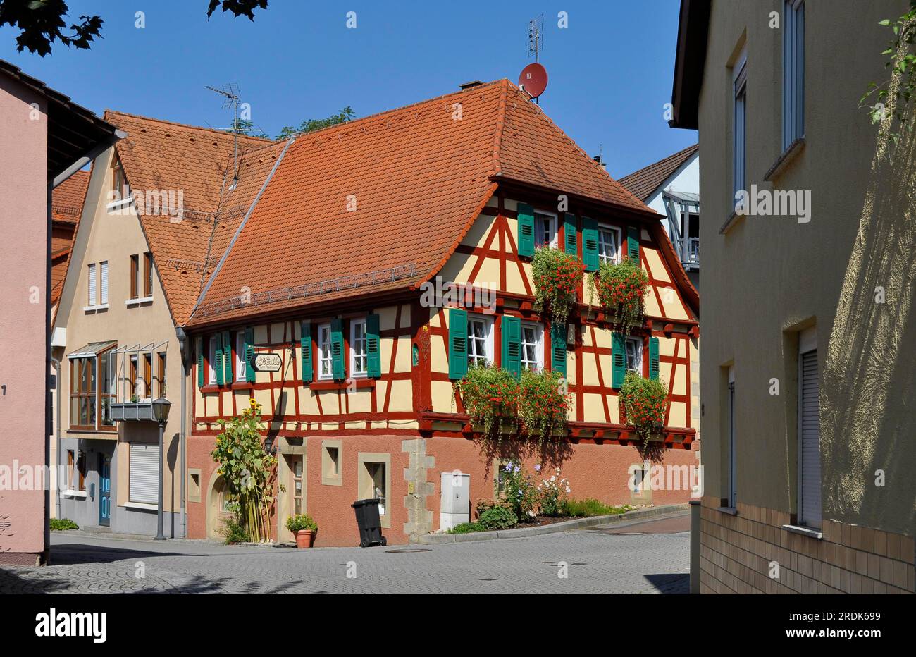 Fachwerkhäuser In Der Altstadt Von Brett Stockfotografie - Alamy