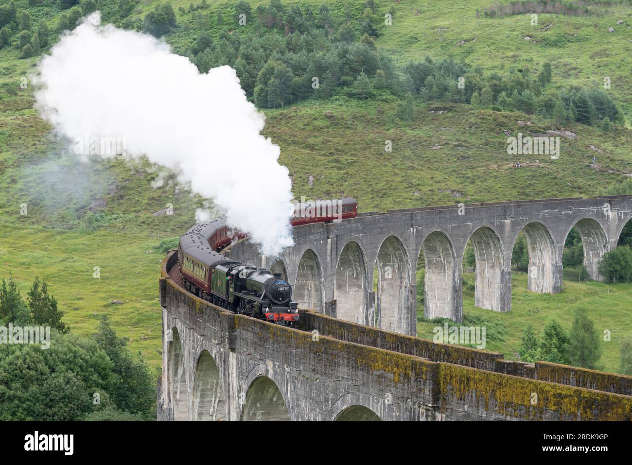 Der jacobite dampfzug der hogwarts express -Fotos und -Bildmaterial in ...