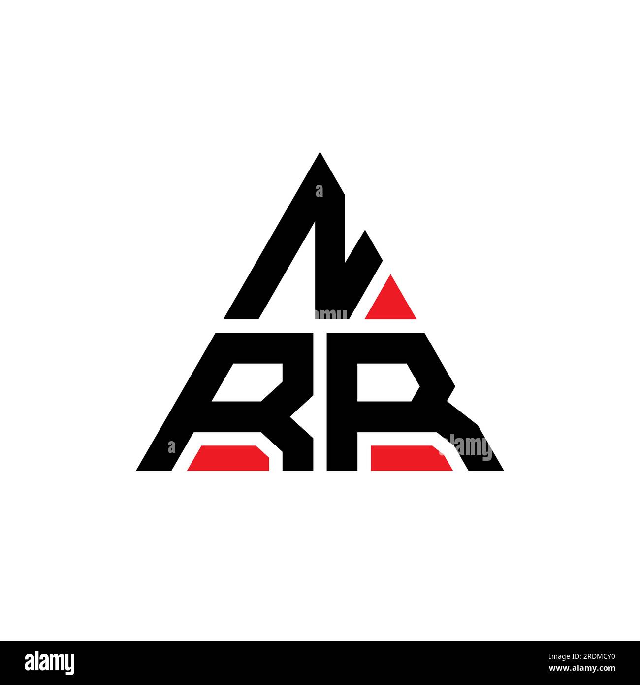 NRR-Logo mit dreieckigem Buchstaben in Dreiecksform. NRR-Dreieck-Logo ...