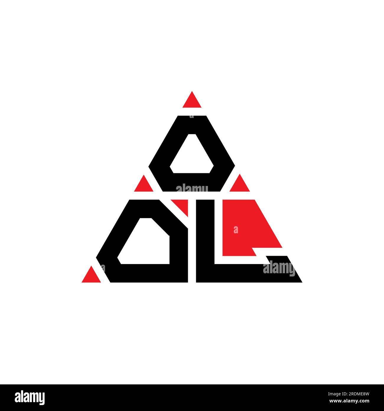 LOGO mit COOLEM Dreiecksmuster und Dreiecksform. MONOGRAMM mit COOLEM ...