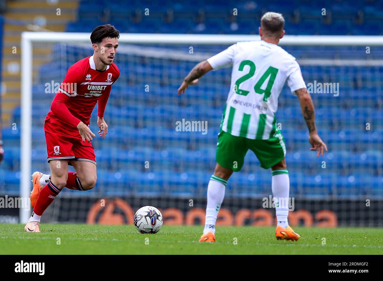 Alex Gilbert #14 von Middlesbrough während des Vorsaison ...