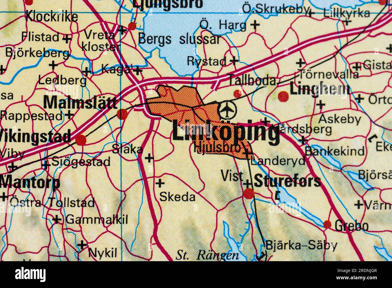 Linkoping karte -Fotos und -Bildmaterial in hoher Auflösung – Alamy
