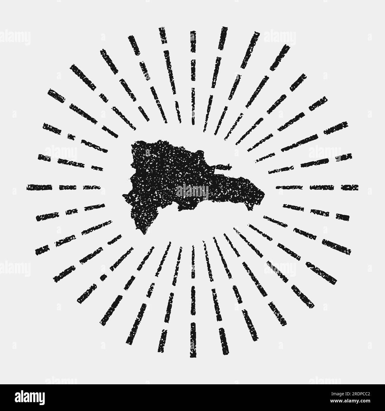 Mapa de dominicana Schwarzweiß-Stockfotos und -bilder - Alamy