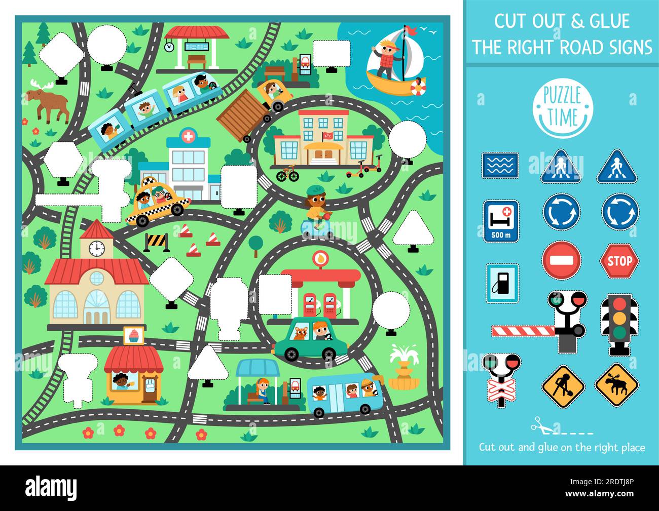 Das eisenbahn rätsel Stock-Vektorgrafiken kaufen - Seite 2 - Alamy