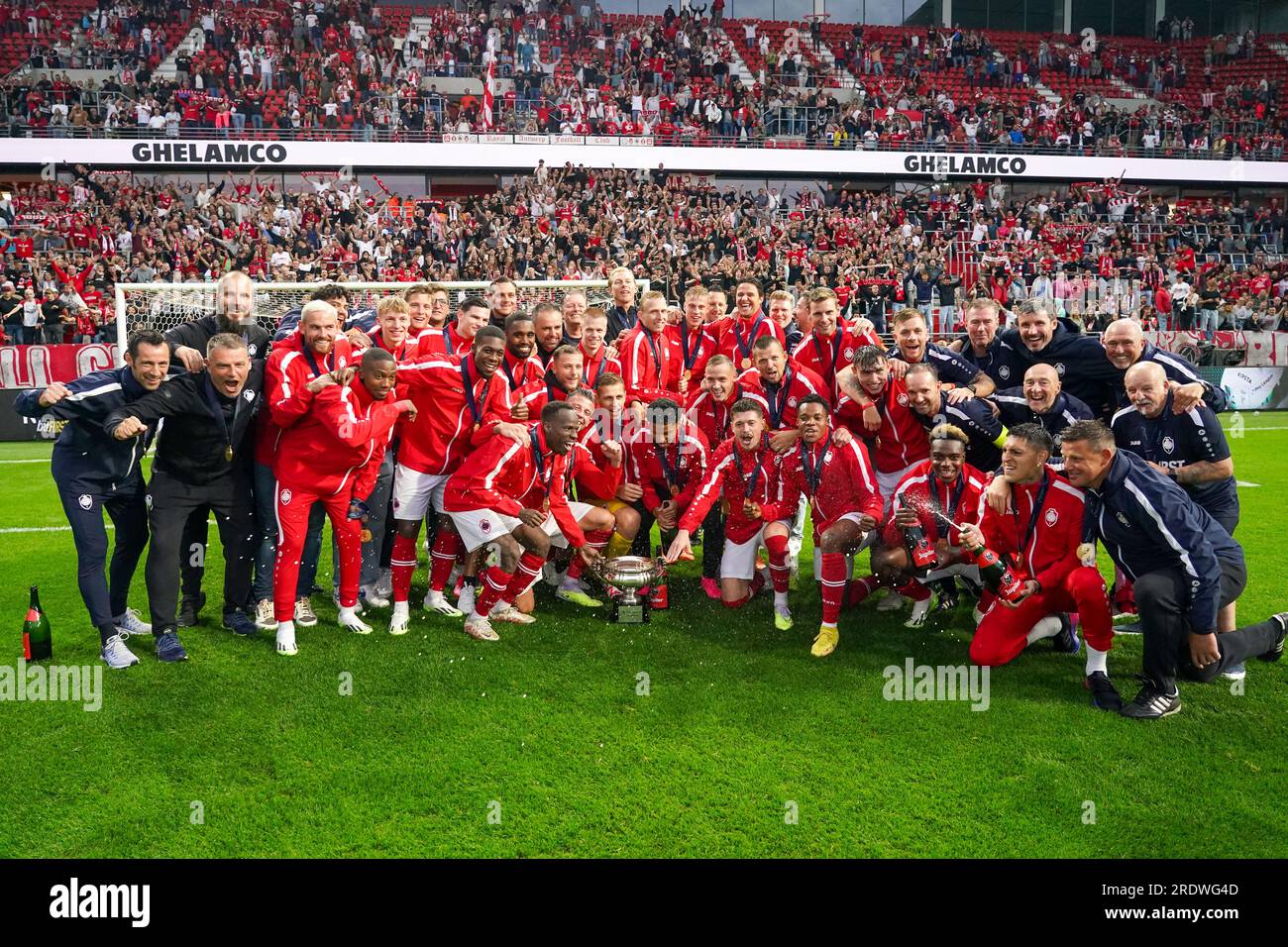 ANTWERPEN, BELGIEN - JULI 23: Jean Butez vom Royal Antwerpen FC ...