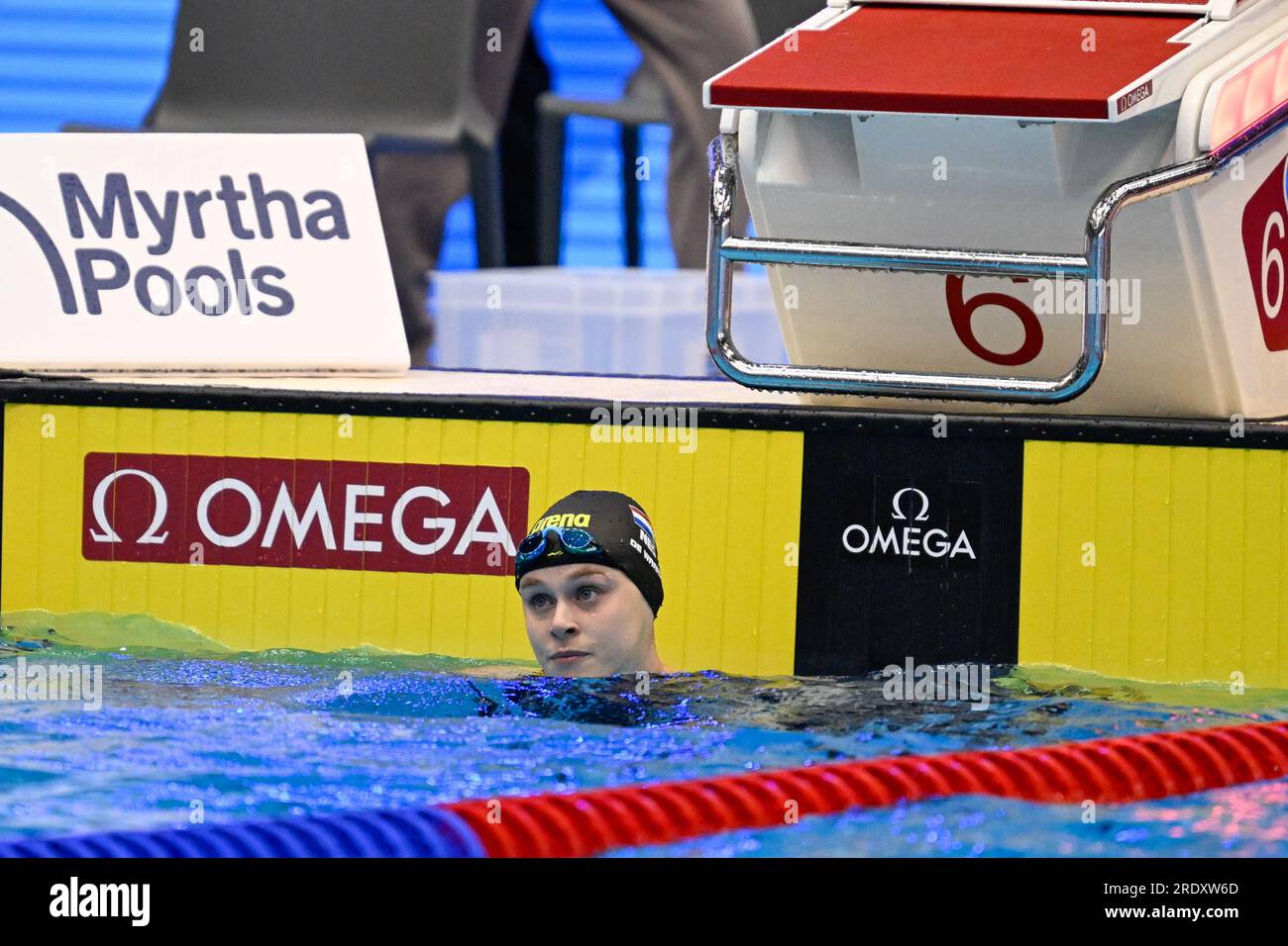 Fukuoka, Japan. 24. Juli 2023. FUKUOKA, JAPAN - 24. JULI: Maaike de ...