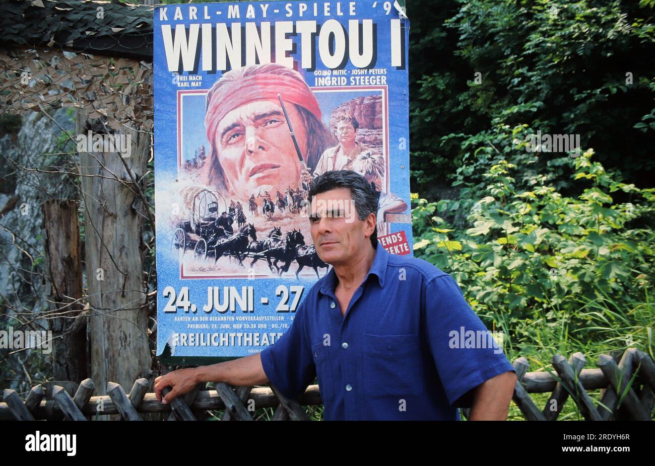 Gojko Mitic, deutsch serbischer Schauspieler und Regisseur, hier noch ...