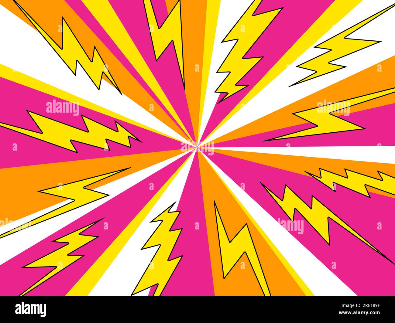 Lightning bolt sketch Stock-Vektorgrafiken kaufen - Alamy